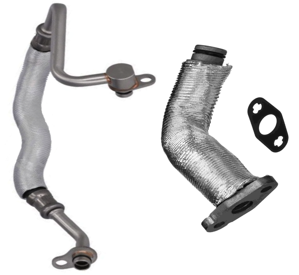 BMW G01 X3 Turbocharger Oil Line Kit By Febi 11427617535 & 11428487371